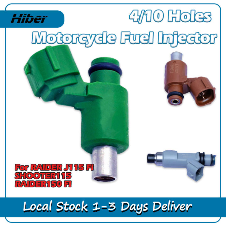 4/10 Holes Fuel Injector For Suzuki RAIDER J115 FI SHOOTER115 RAIDER150 ...