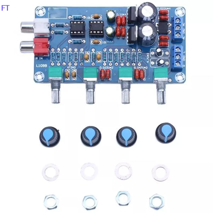 🌸FT🎄 NE5532 STEREO Pre-Amp preamplifier TONE BOARD โมดูลเครื่องขยาย ...