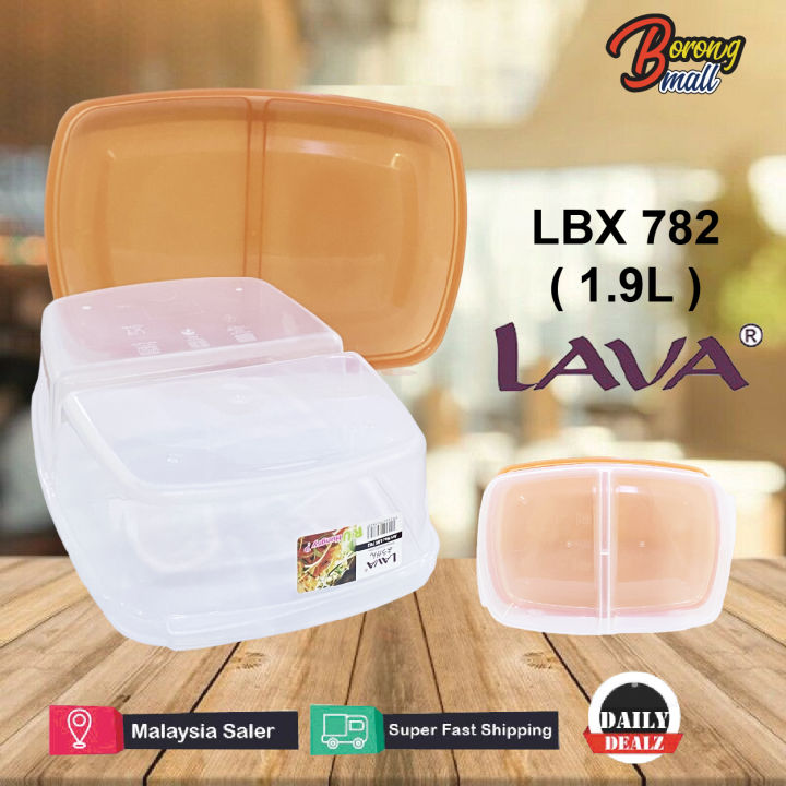 LAVA LBX 782 Lunch Box Food Container 2 Compartment Air Tight Food ...