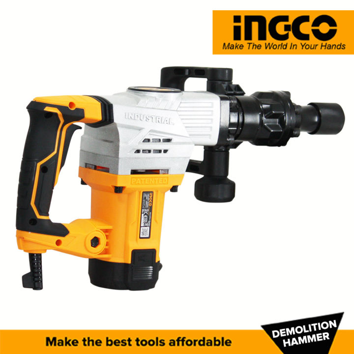 Ingco PDB130018 Industrial Demolition Breaker / Chipping Hammer 1300W ...