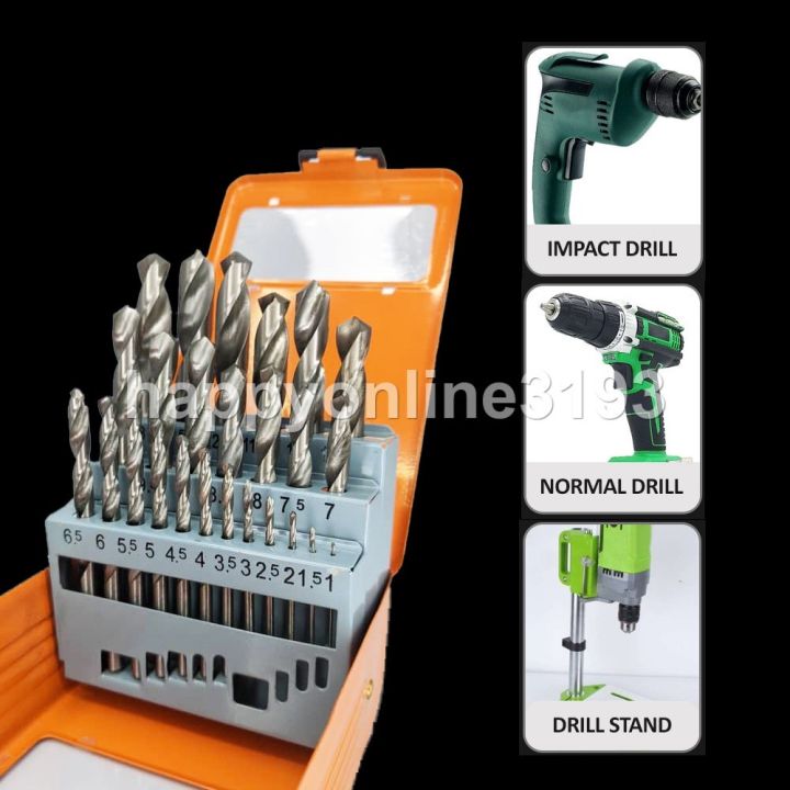 13pcs 19pcs 25pcs High Quality Classic Drill & Screwdriver Bit Bits Set Nutsetter Holder ...