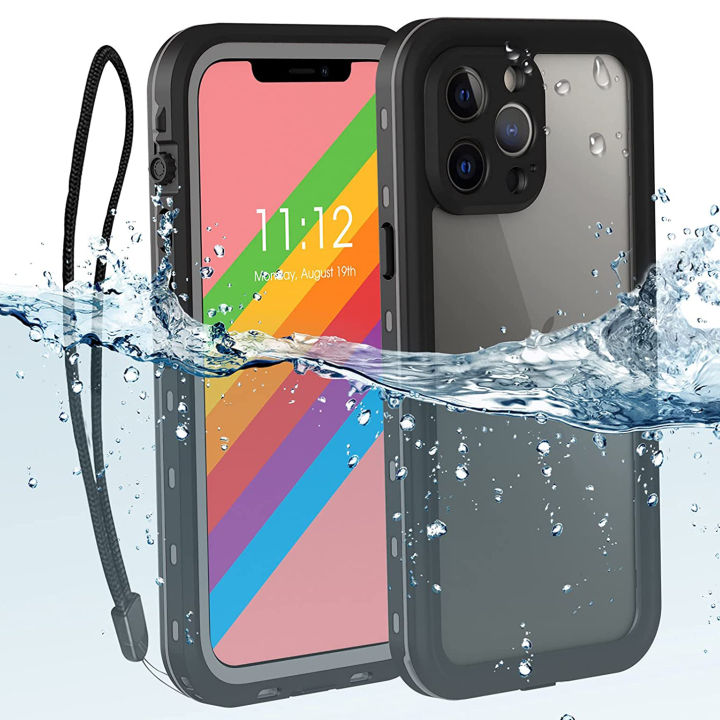 for iPhone 15 Pro Max Waterproof Case, Built-in Screen Protector 360 ...