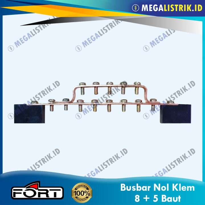 FORT BUSBAR SUPPORT NOL KLEM + ARDE GROUNDING 8+5 BAUT FT-850 | Lazada ...