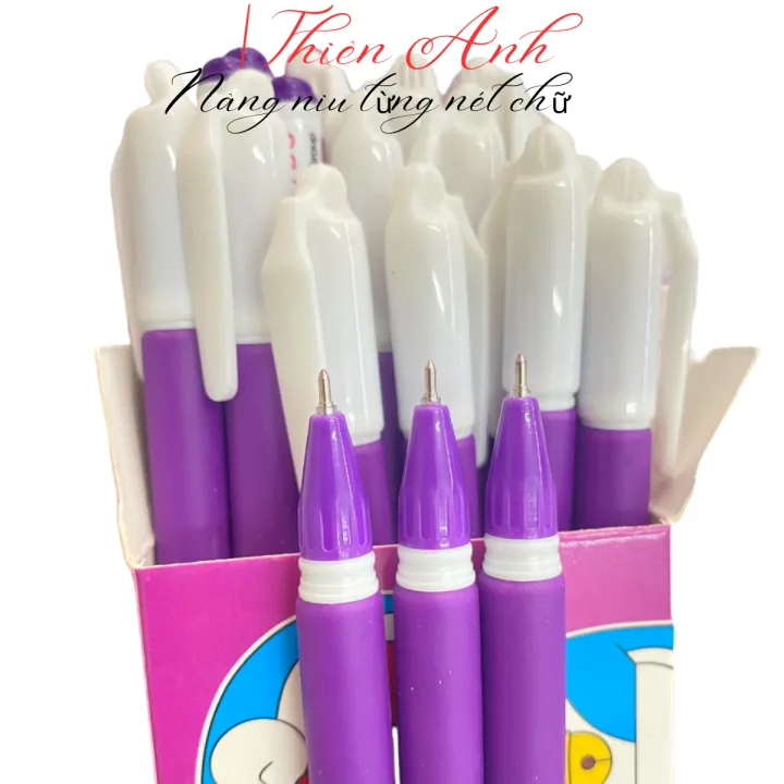 Bút mực tím học sinh Đô rê mon Thiên Long, bút bi Doremon, bút mực tím ...