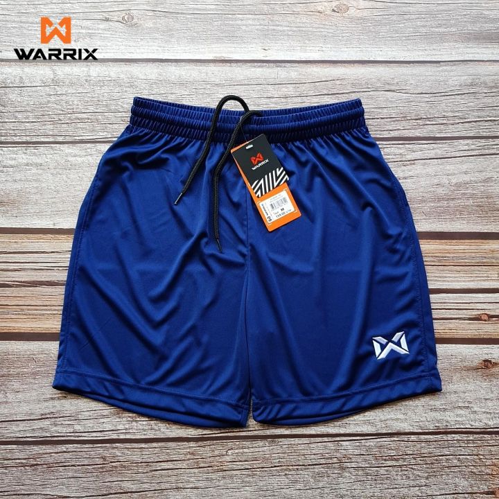 กางเกงขาสั้น กางเกงวาริก กางเกงฟุตบอล warrix รหัส WP-1509-DD สีกรม | Lazada.co.th
