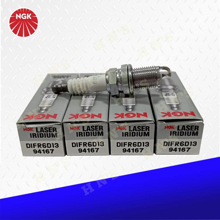 NGK DIFR6D-13 Laser Iridium Spark Plug for Honda City ( 2014 - 2018 ...