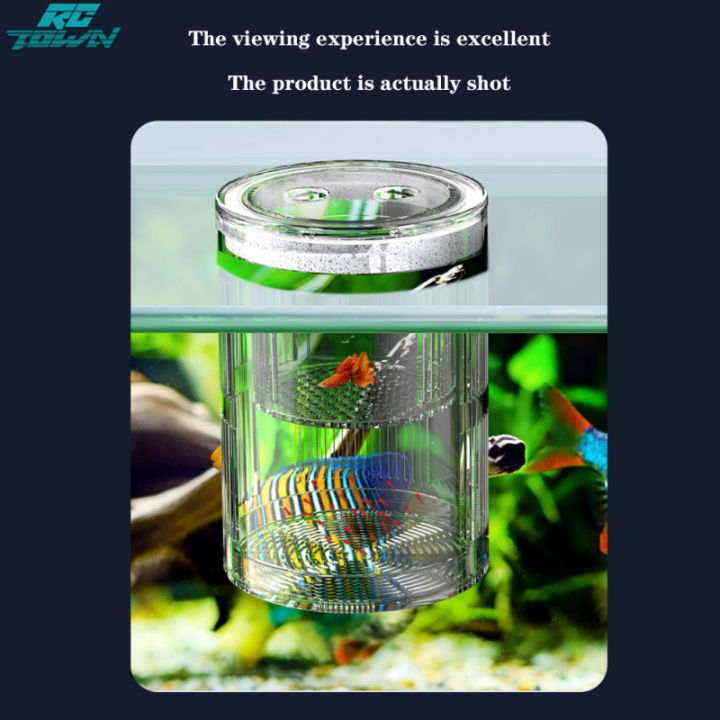 Aquarium Fish Breeder Box, Acrylic Fish Isolation Breeding Tank With ...