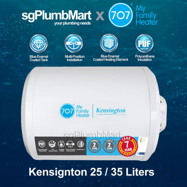 707 Kensington 25L / 35L Electric Storage Water Heater 25 Liters 35 ...