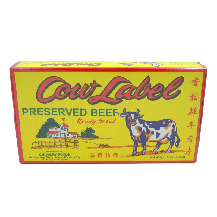 Cow Label Preserved Beef 10 Pack Ready to Eat (200g) by Chivalry Foods ...