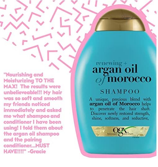 OGX Argan Oil Shampoo, 13 Fl. Oz, Moroccan oil, 385 ml | Lazada Singapore