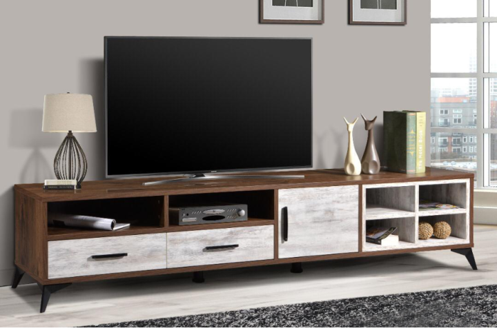 Solaris 2 meter long TV Cabinet. 2 Tone Mid Century Design. Free ...