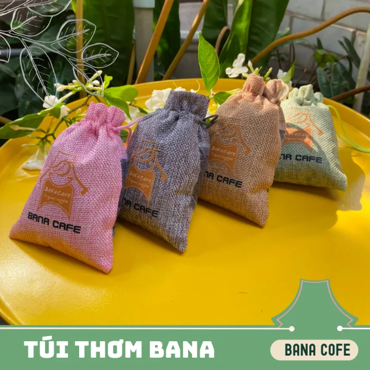 Túi thơm cà phê hạt rang Bana Cofe | Túi cafe 100% hạt nguyên chất khử ...