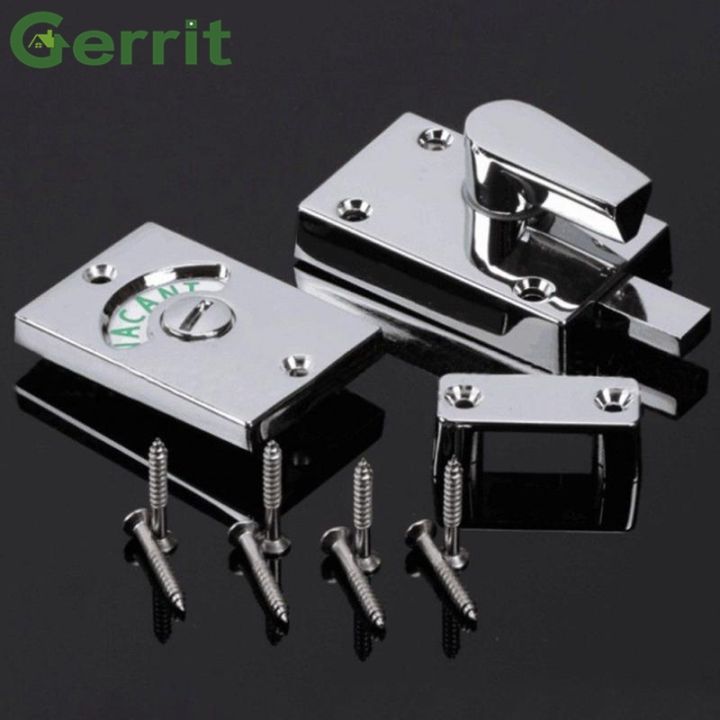 Privacy Toilet Door Latch Vacant Engaged Door Lock Toilet Shower ...
