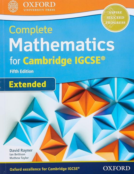 Complete Mathematics for Cambridge IGCSE® Student Book, 5th Edition ...
