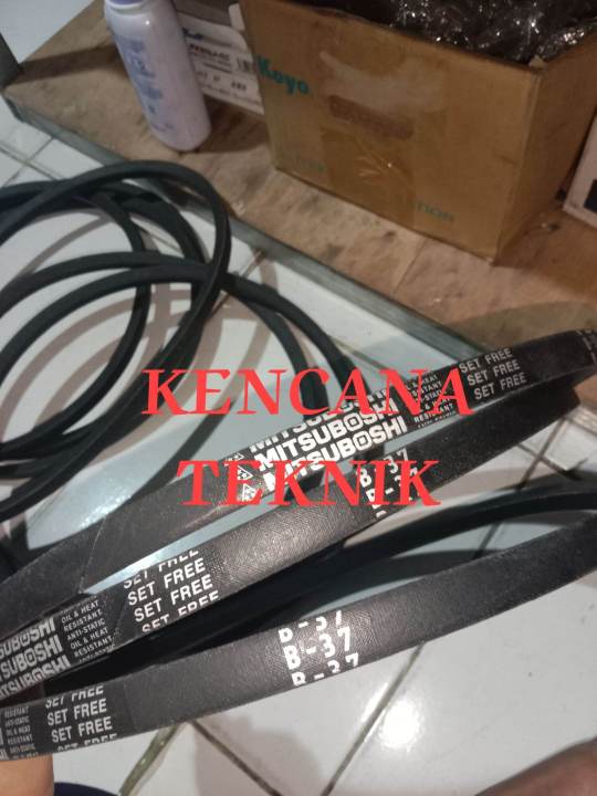 V BELT VANBELT FANBELT B37 MITSUBOSHI | Lazada Indonesia