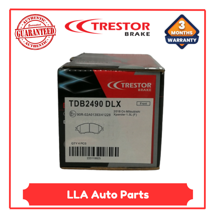 TRESTOR DELUXE Brake Pad - FRONT - MITSUBISHI Xpander - | Lazada