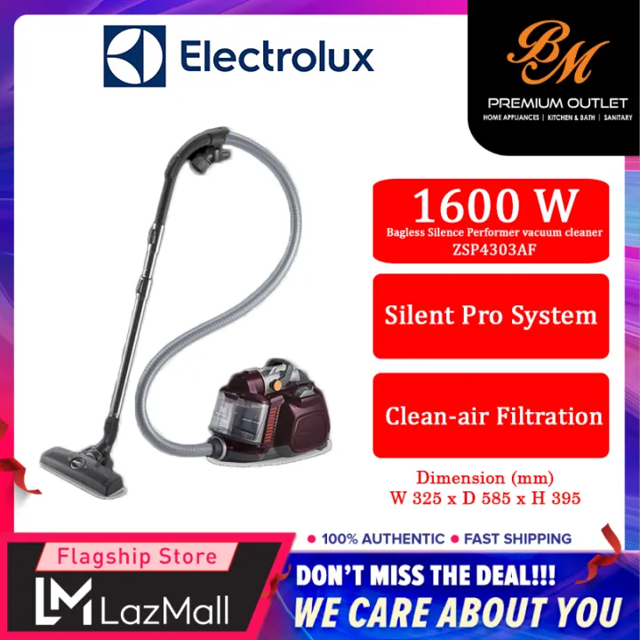 ELECTROLUX (ZSP4303AF) 1600W SILENT PRO BAGLESS VACUUM CLEANER HEPA12 ...