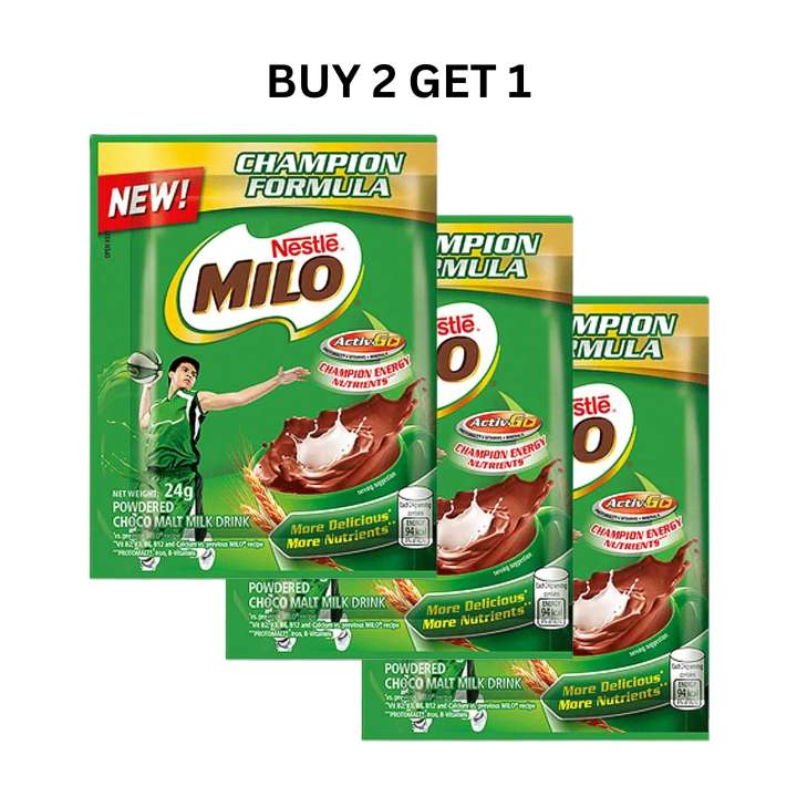 Buy 11 Get 1 Milo Choco Malt Drink Swak Pack Powdered Energy Chocolate ...