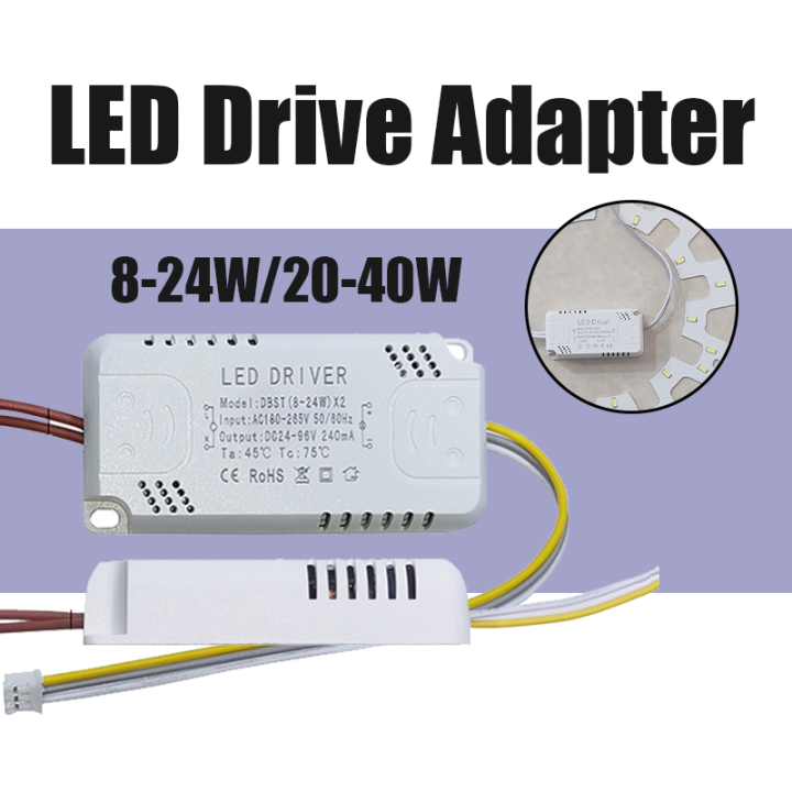 (8-24W)x2 (20-40W)x2 LED Driver Adapter Non-Isolating Transformer For ...