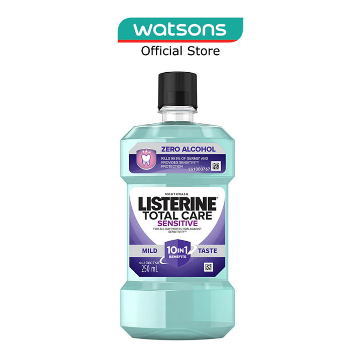 LISTERINE Total Care Sensitive Mouthwash (All-Day Protection against ...