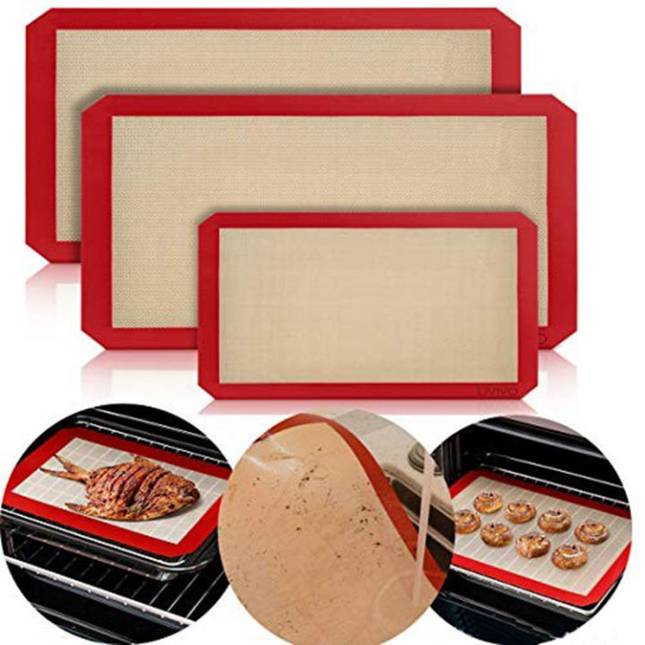 Food grade silicone high temperature resistant baking mat Oven baking ...