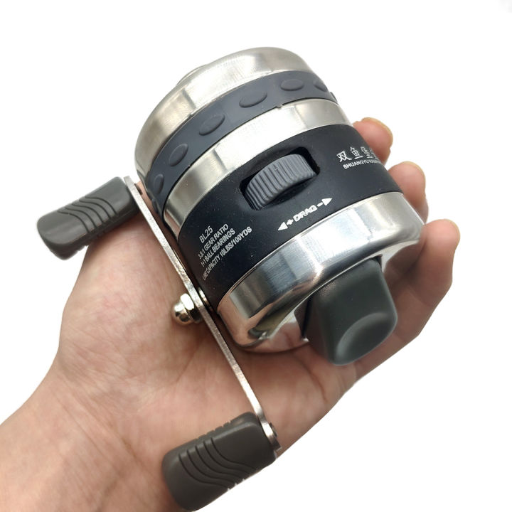 รอก Spincast BL25ตกปลาโลหะกลางแจ้ง (เปลี่ยนที่จับซ้ายและขวา) | Lazada.co.th