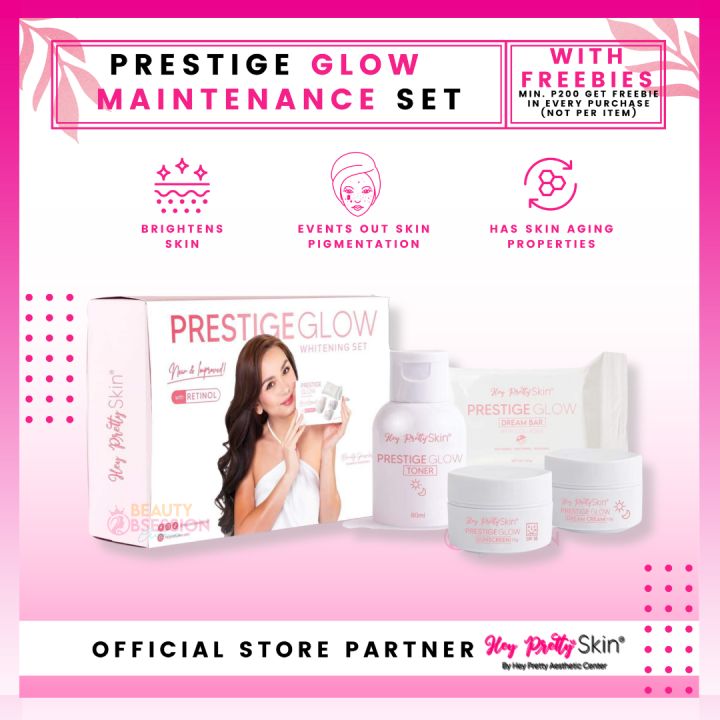 Prestige Glow Maintenance Set | Hey Pretty Skin | Lazada PH