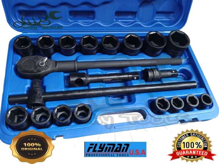 FLYMAN 20PCS 3/4 DRIVE SOCKET WRENCH | Lazada PH