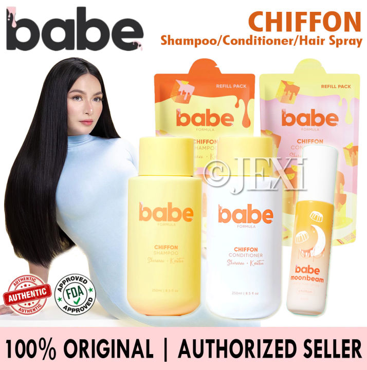 Babe Formula Chiffon Shampoo Conditioner Moonbeam Hair Spray For All ...