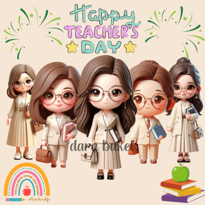 Topper guru/topper hari guru/topper guru untuk buket | Lazada Indonesia