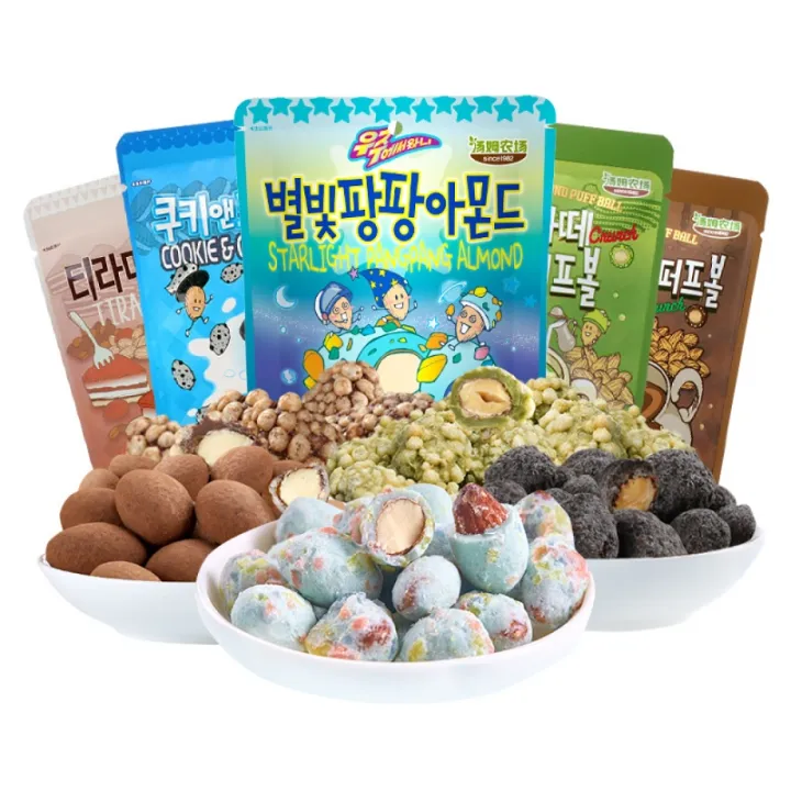 Tom Farm Korea Nuts Honey Butter Almond Almond Snacks Small Pack 5 Pack ...
