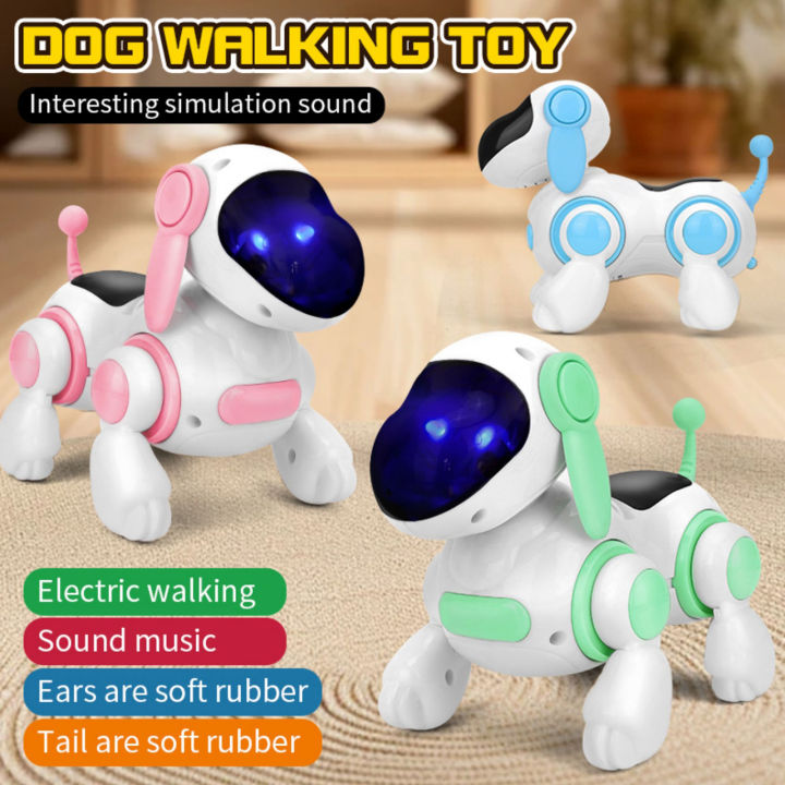 【Local delivery】Remote Control Robot Dog Toy, Programmable Interactive ...