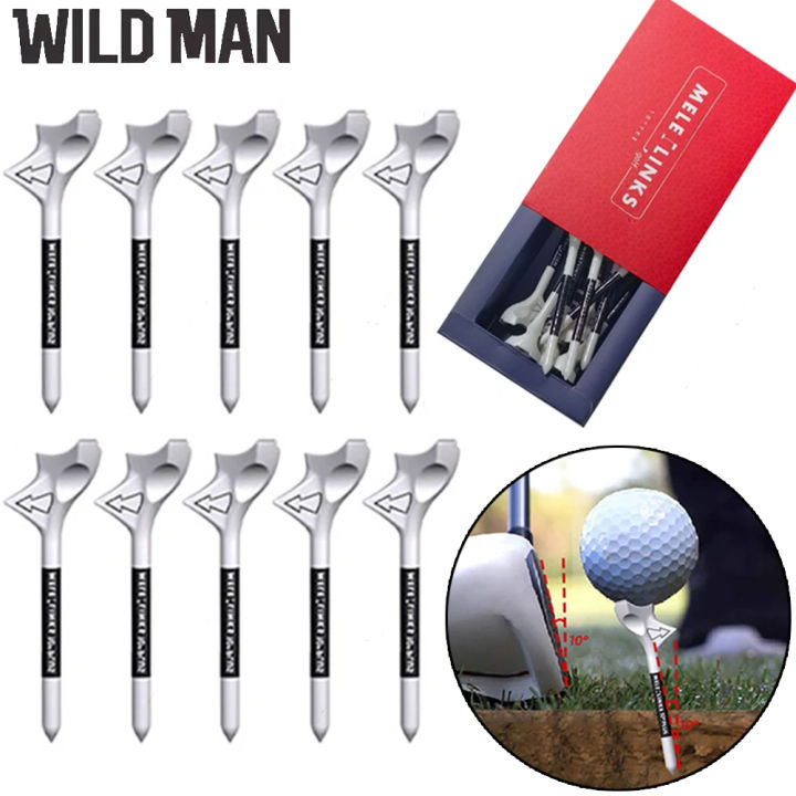 10 Cái Đế Giữ Bóng Golf Nhựa 10 Lỗ Chéo Golf Bóng Tập Tee Nhẹ Golf Bóng ...