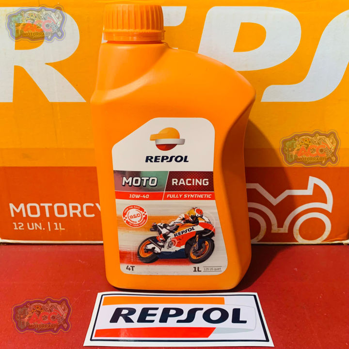 Repsol Oil Moto Racing 10W-40 Fully Synthetic 1L | Lazada PH