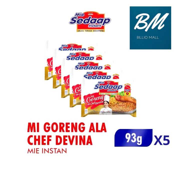 Mie Sedaap Goreng Ala Chef Devina 5 pcs | Lazada Indonesia