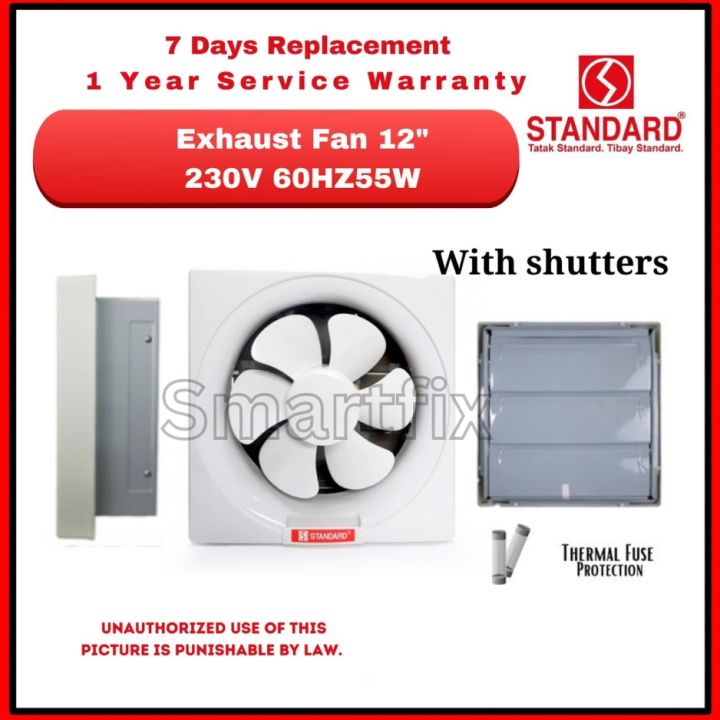 Original Standard Exhaust Fan SEF 6 8 10 12 with 1 yr warranty | Lazada PH