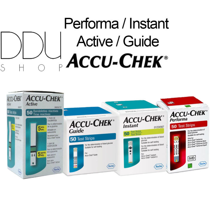 Accu Chek Active Guide Instant Performa Test Strip 50s Lazada Singapore