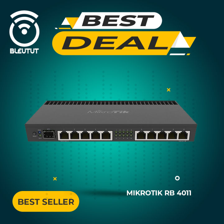 Mikrotik RB4011iGS+RM Ethernet 10-Port Gigabit Router | Lazada PH Mikrotik RB4011iGS+RM Ethernet 10-Port Gigabit Router | Lazada PH