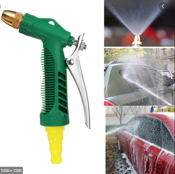HOSE NOZZLE Lever Spray Car/Bike Cleaning Garden Hose Sprayer High ...