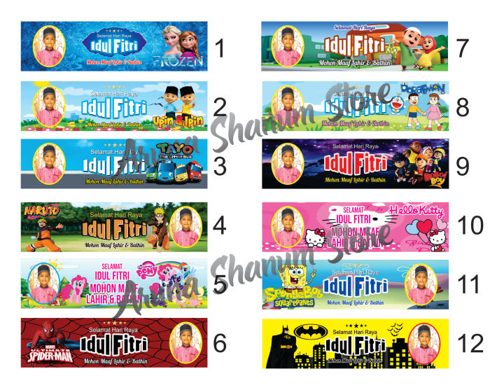 LABEL SNACK CUSTOM Lengkap Tali dan Plastik - Tas Angpao Lebaran, Ultah ...