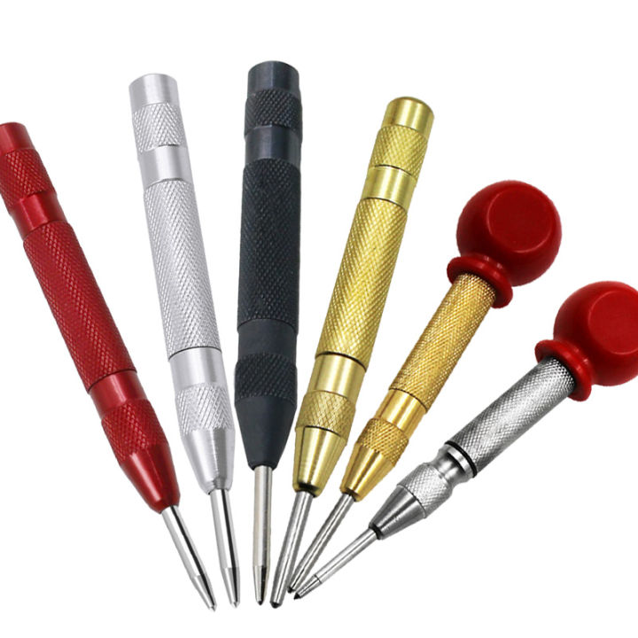 1 PCS Automatic Centre Punch Spring Loaded Metal Wood Press Dent Marker ...