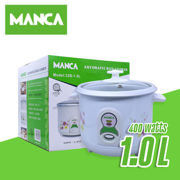 MANCA 1.0 Liter 400 watts Automatic Rice Cooker | Lazada PH