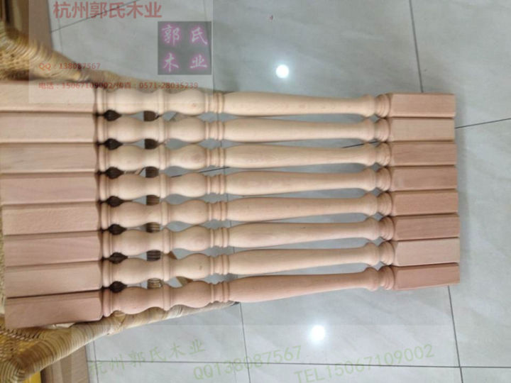 European Roman column, wood, solid wood staircase column, balustrade ...