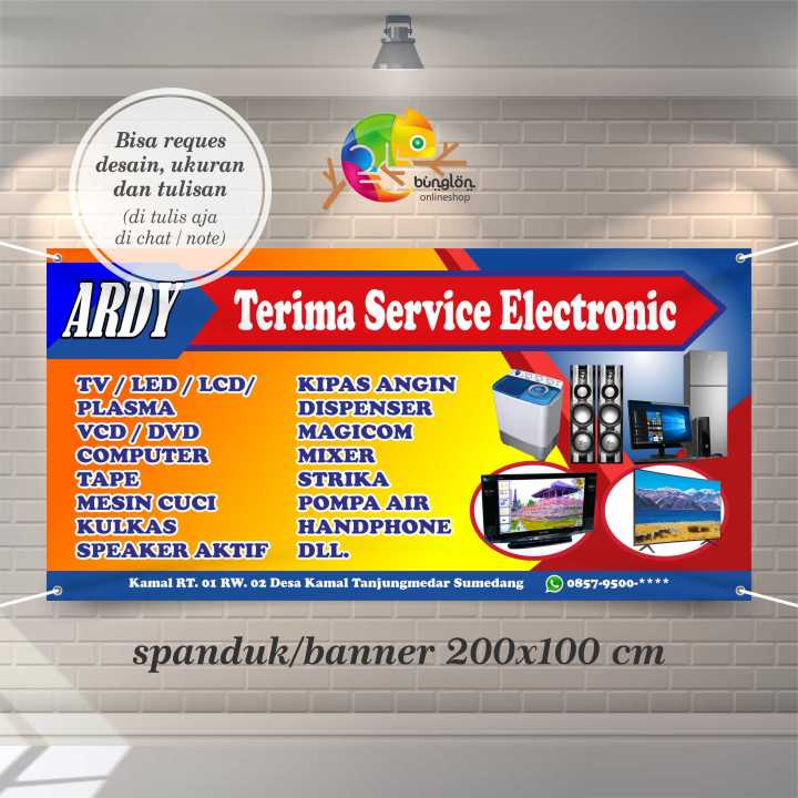 Spanduk, Banner Service Elektronik | Lazada Indonesia Spanduk, Banner Service Elektronik | Lazada Indonesia