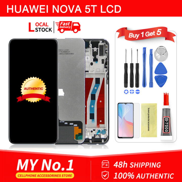 Original LCD with Frame for Huawei Nova 5T YAL-L21 L61A L71A/ Honor 20 ...