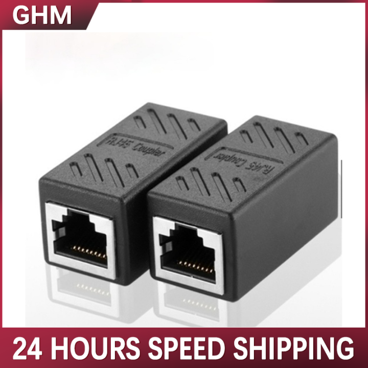 Female to female network lan connector adapter coupler extender rj45 ...