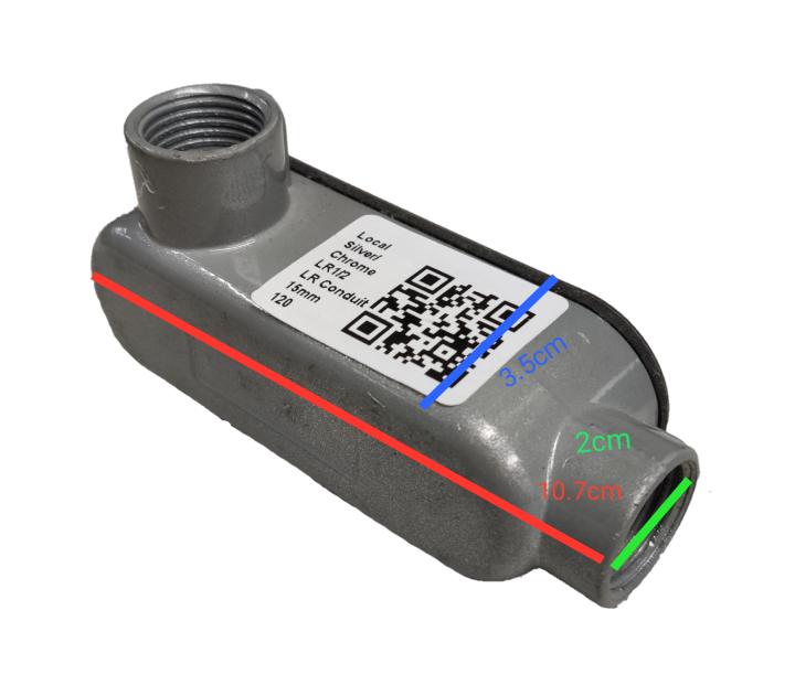 LR Conduit 1/2", LR Conduit 1/2", Metal Tee Conduit 20mm , Conduit ...