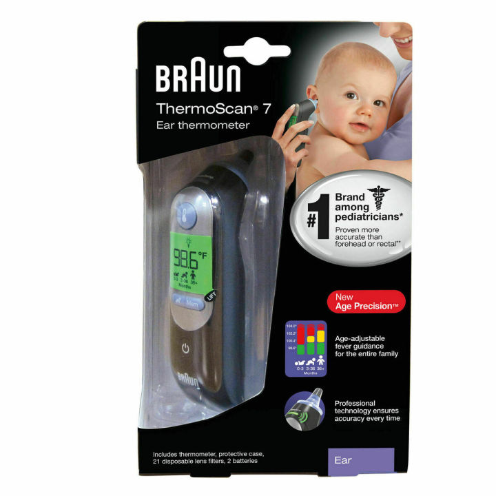 Braun Ear Thermometer ThermoScan 7 IRT 6520 Infrared US Digital ...