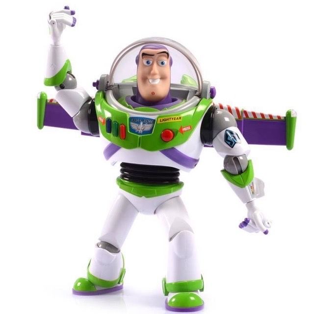 Walking Buzz Lightyear With Wings Lights And Laser Sounds Toy Story ...