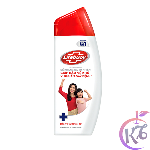 Sữa tắm Lifebuoy chai 250g diệt khuẩn 99,99% bảo vệ vượt trội 10, thơm ...